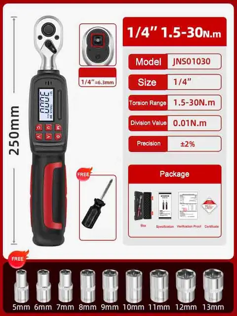 Rico 1/4 Dijital Tork Kolu Anahtarı 1,5 30Nm » 007-RC1630 » Hakan Torna ...