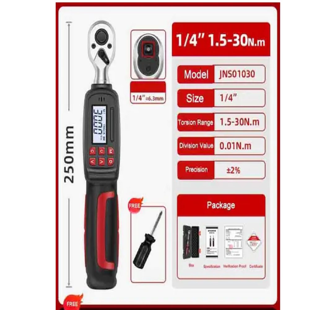 Rico 007-RC1630 Rico 1/4 Dijital Tork Kolu Anahtarı 1,5 30Nm » 007 ...